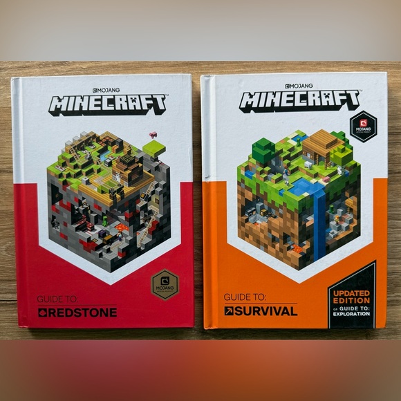 Scholastic | Other | Lot Of 2 Minecraft Mojang Hc Books Guide To ...